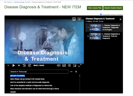 iCEV Course Format Update